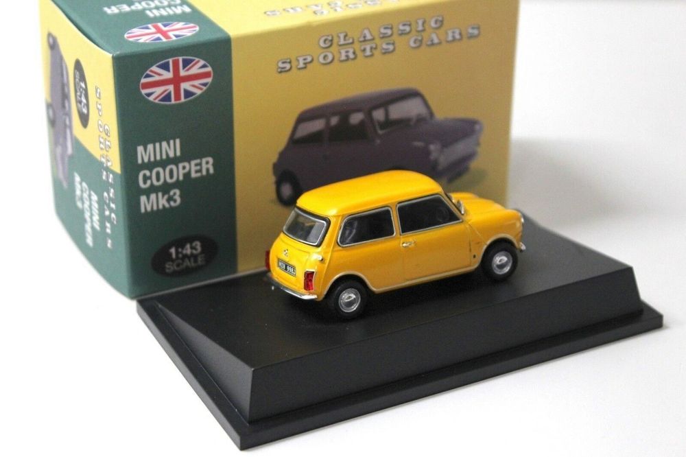 Austin Mini Cooper S MK III 1969-1971 gelb 1:43 von Atlas (Neu und ...
