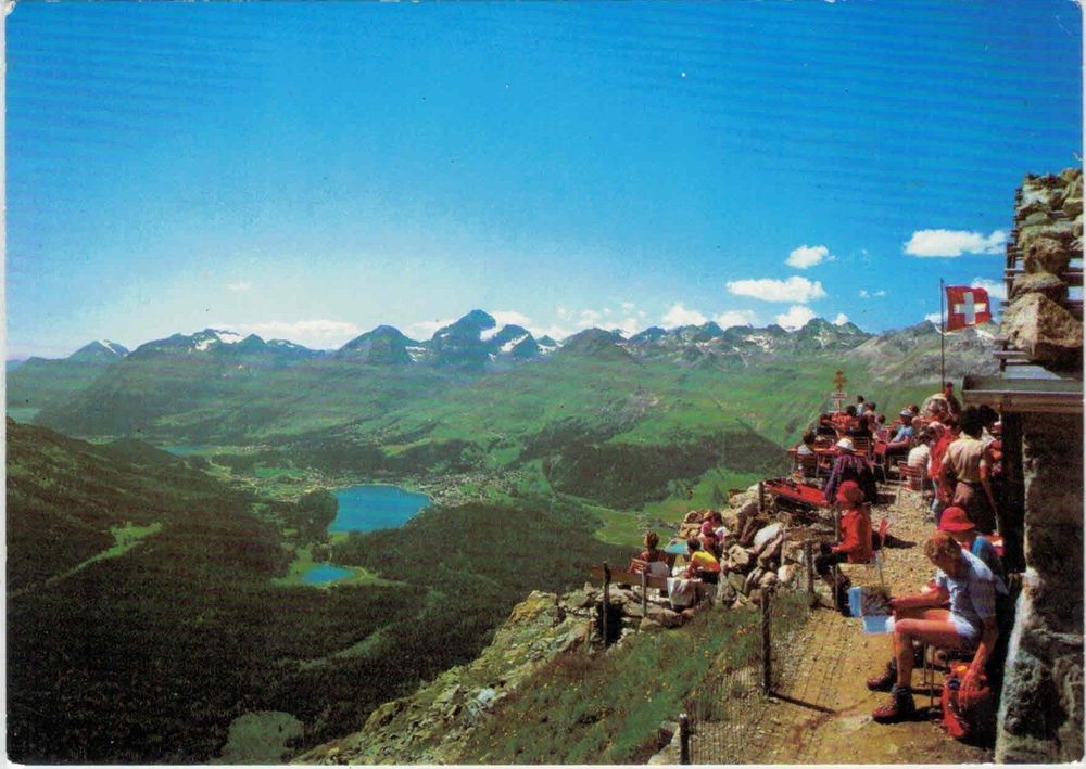 GR 178 Segantini-Hütte mit Blick ins Oberengadin 1988 GF (Gebraucht) in Fribourg für CHF 3 – mit ...