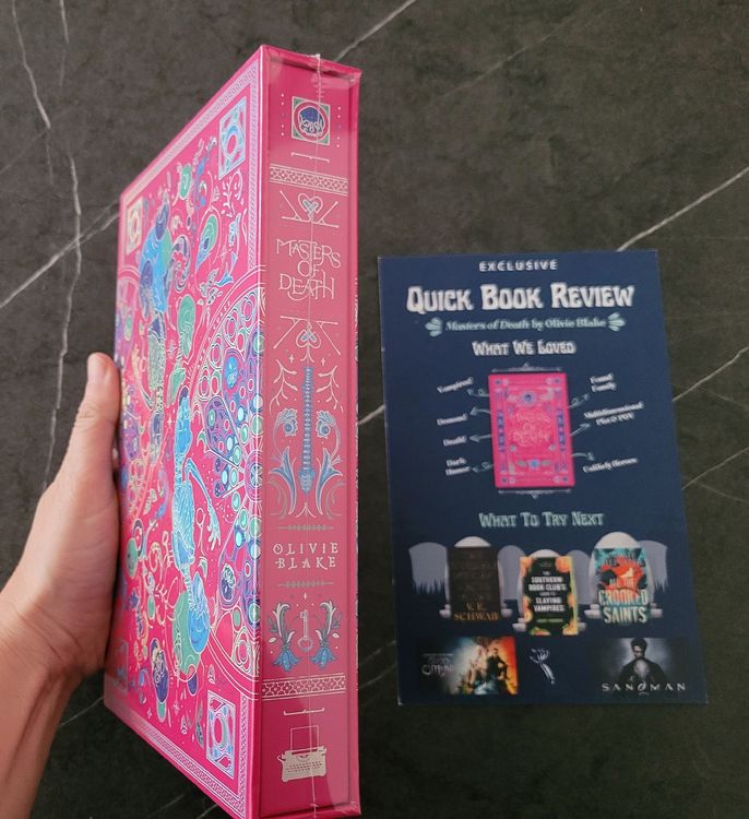 The Bookish Box special edition of Masters of Death (Neu und ...