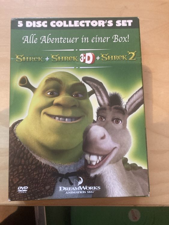 Shrek DVD Box Set - Alle Abenteuer in 3D! (Gebraucht) in Bonstetten für ...