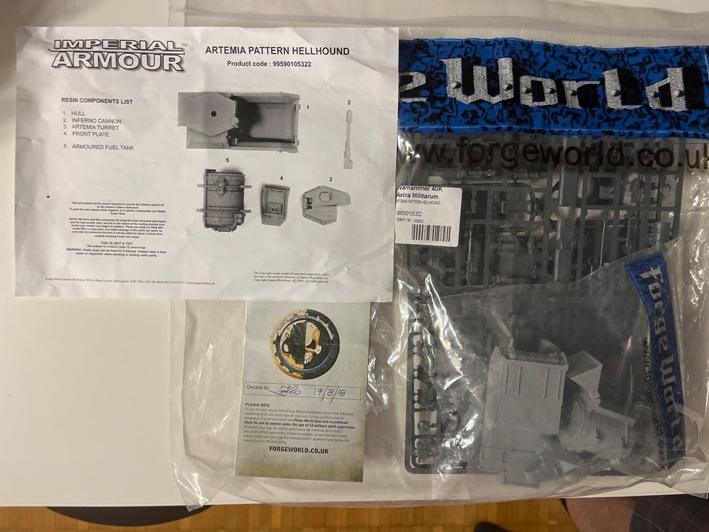 Warhammer / Forge World / Pattern Hellhound /Astra Militarum (Neu ...
