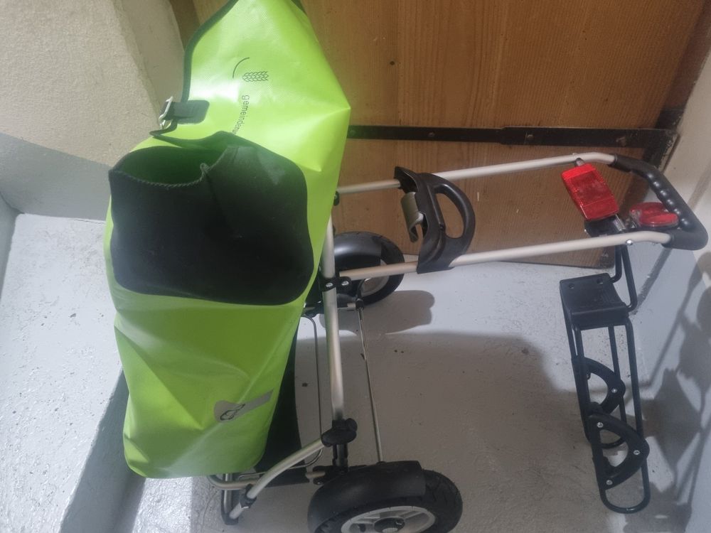 Einkaufstrolley-Handwagen mit Fahrrad-Kupplung (Gebraucht) in Ruggell für CHF 150 – nur Abholung ...