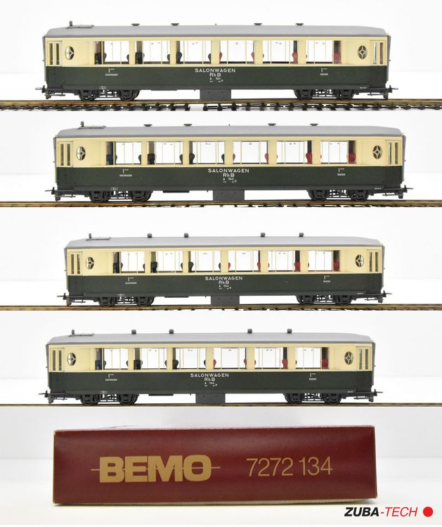 Bemo 7272134 Salonwagen-Set 4tlg RhB H0m GS mit OVP (Gebraucht) in St. Gallen für CHF 158 – mit ...