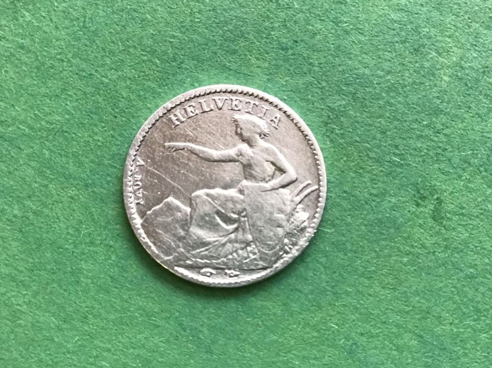 1/2 Fr. Suisse 1851 Helvetia assise (D'occasion) à St. Niklaus VS pour ...
