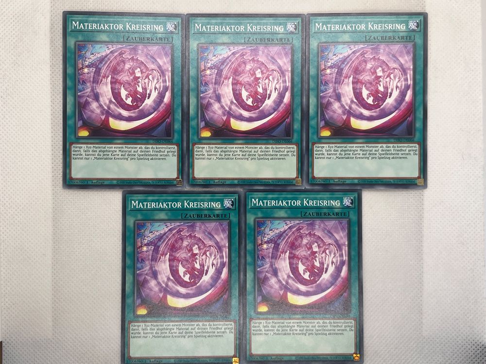 Yu-Gi-Oh! : 5x Materiaktor Kreisring -Top Zustand! (Gebraucht) in ...