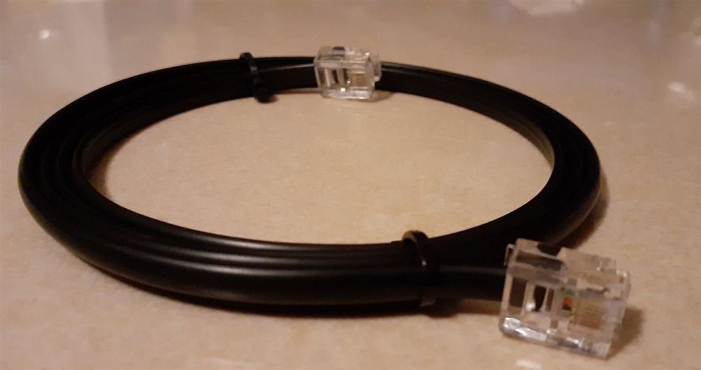 Telefonkabel 1 Meter RJ11 auf RJ 11 6P4C (Neu und originalverpackt) in Courfaivre für CHF 0.9 ...