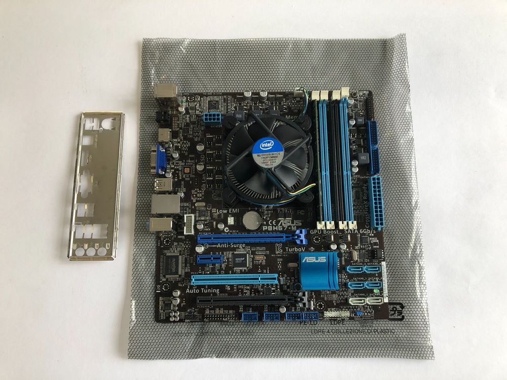 ASUS Mainboard P8H67-M inlkl. CPU und RAM | Kaufen auf Ricardo