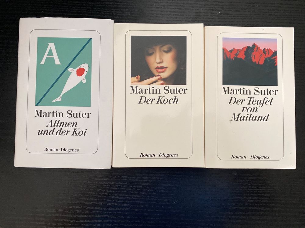 3 Romane von Martin Suter (plus 1 geschenkt) (Gebraucht) in Erlinsbach ...