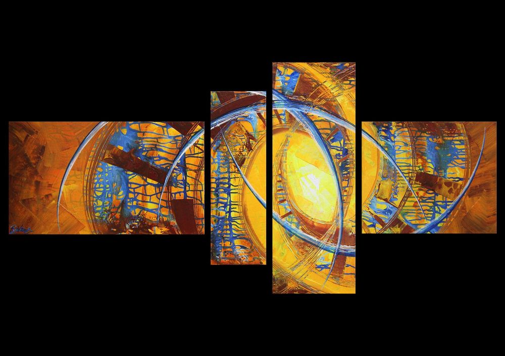 Gemälde BLUE STRINGS VI Kunst Bilder Malerei, R. König (Neu und originalverpackt) in Dresden für ...