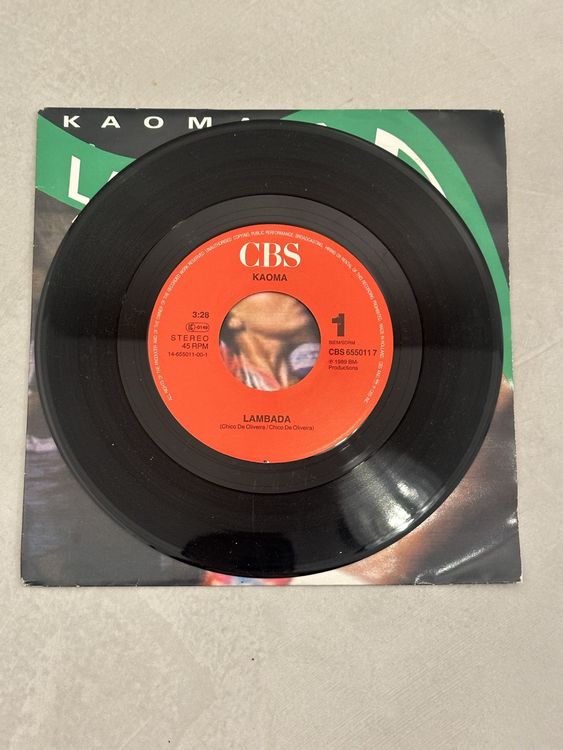 Kaoma - Lambada - Hit Single Schallplatte von 1989! (Gebraucht) in ...