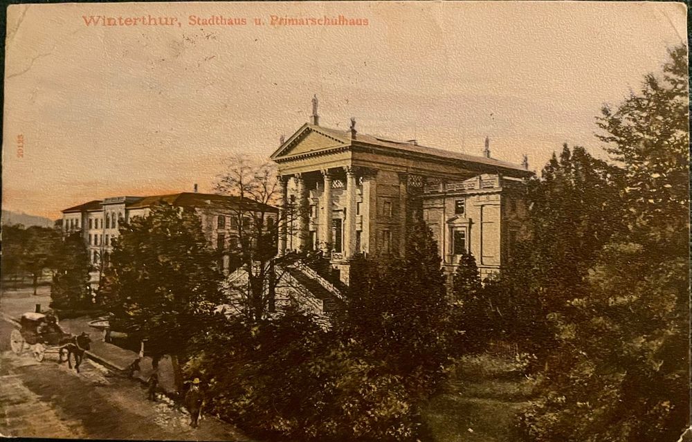 Winterthur Stadthaus Postkarte | Kaufen auf Ricardo