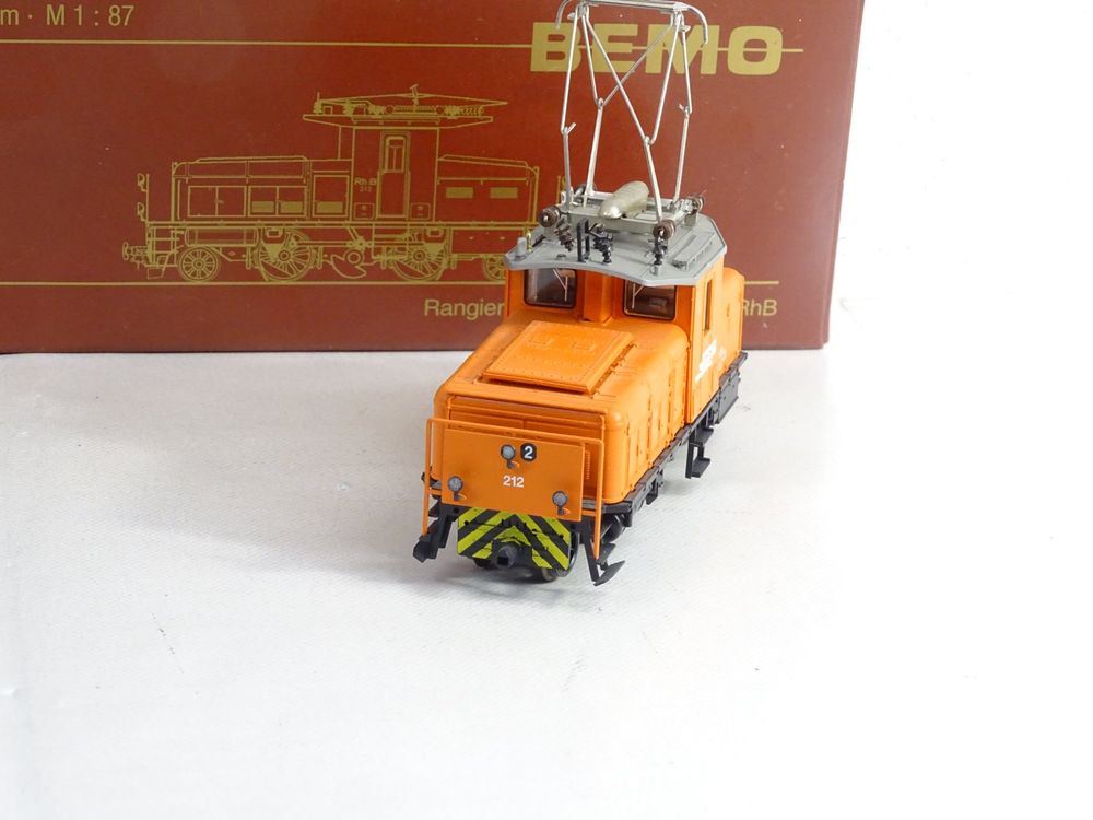 Bemo 1257 122 Rangierlok Ge2/4, RhB, 212, Orange, H0m, OVP (Gebraucht) in für CHF 152 – mit ...
