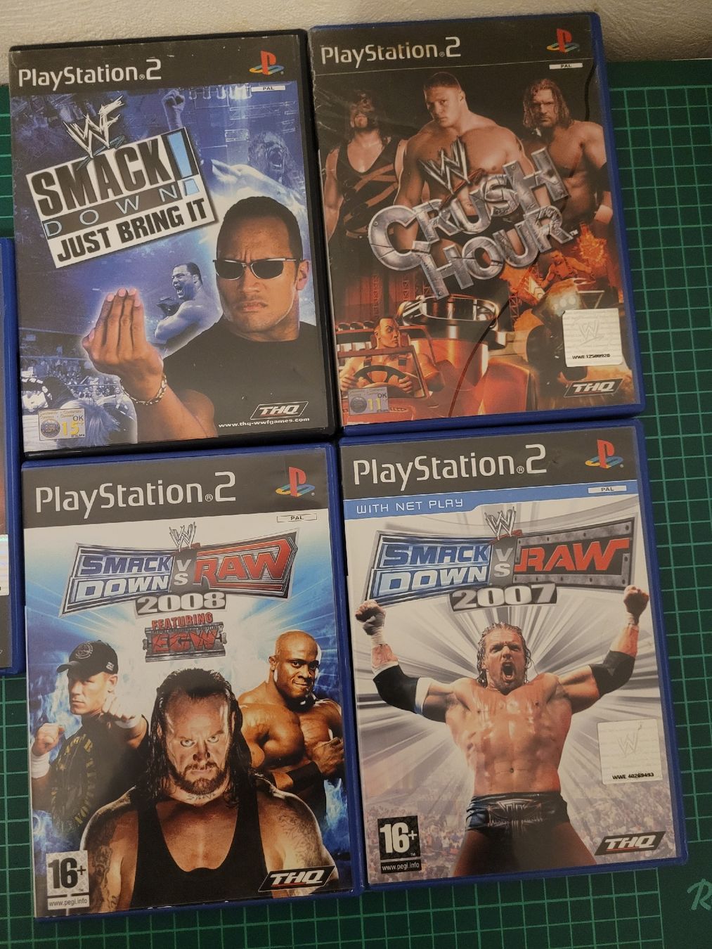 PS2 Wrestling Game Bundle - WWE Smackdown vs RAW (5 Games) (Gebraucht ...