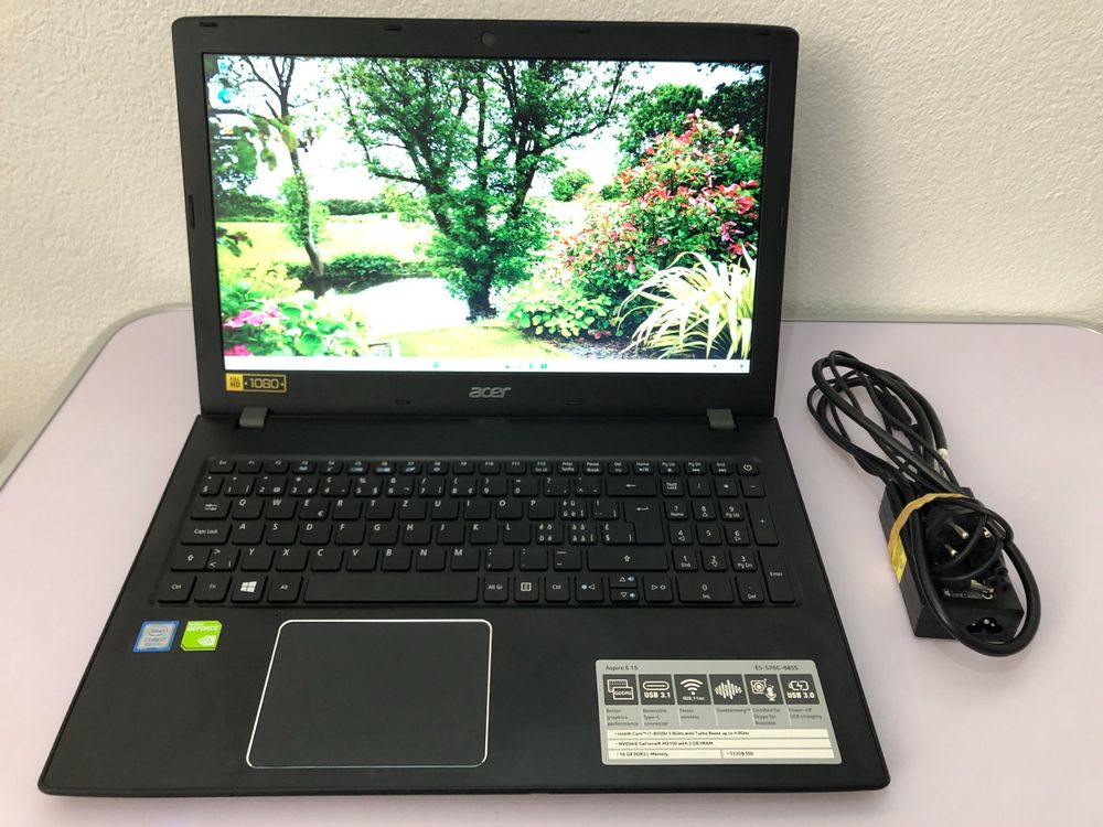Acer Aspire E5-576G, i7-8550U, 16GB RAM, 512GB SSD, MX150 | Acheter sur ...