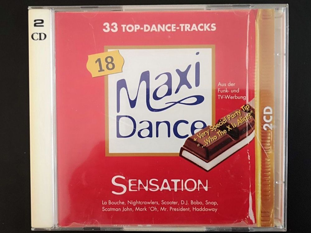MAXI Dance Sensations - 33 Top-Dance-Tracks auf 2 CDs (Gebraucht) in ...