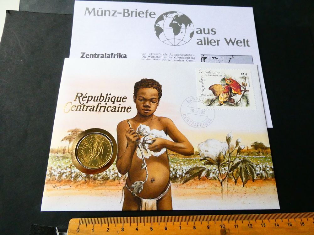 Zentralafrika 1984, 25 Francs unzirkuliert, Münzbrief | Kaufen auf Ricardo