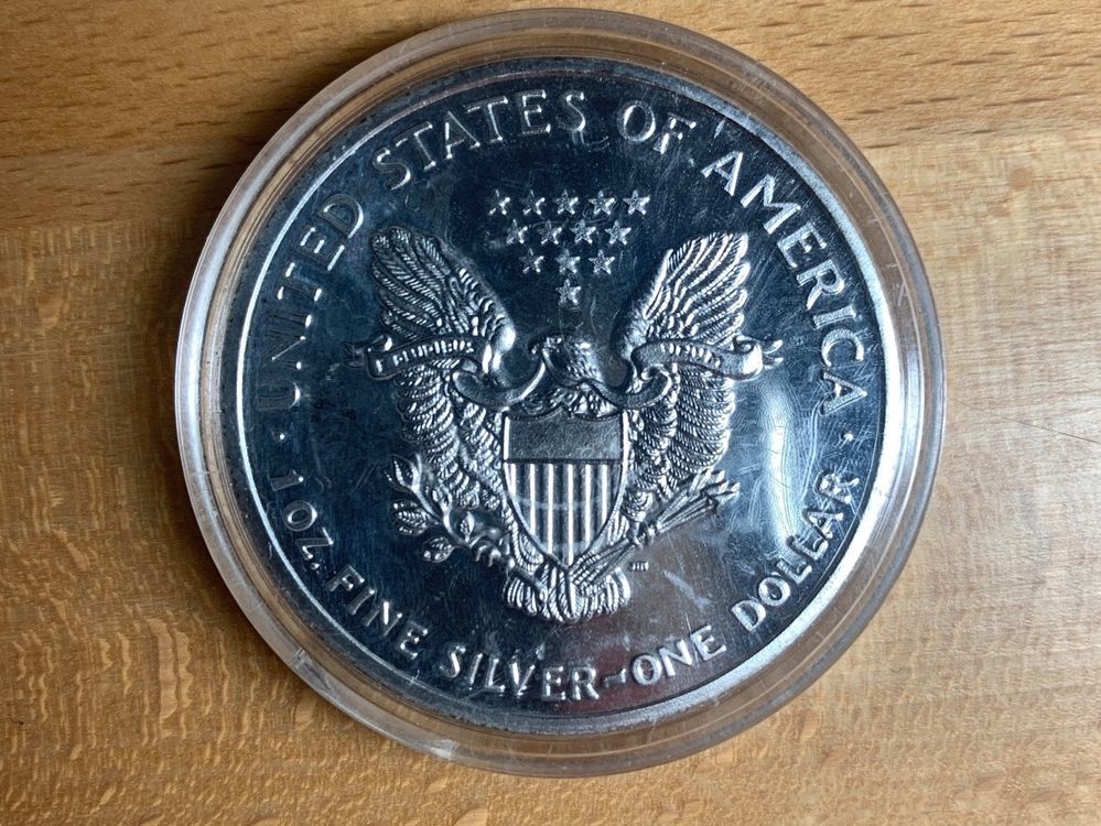 USA 1 OZ FINE SILVER-ONE DOLLAR (Neu (gemäss Beschreibung)) in Wohlen ...