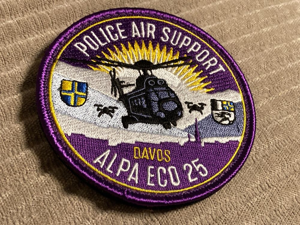 Badge: Police Air Support WEF 2025 - Luftwaffe | Kaufen auf Ricardo