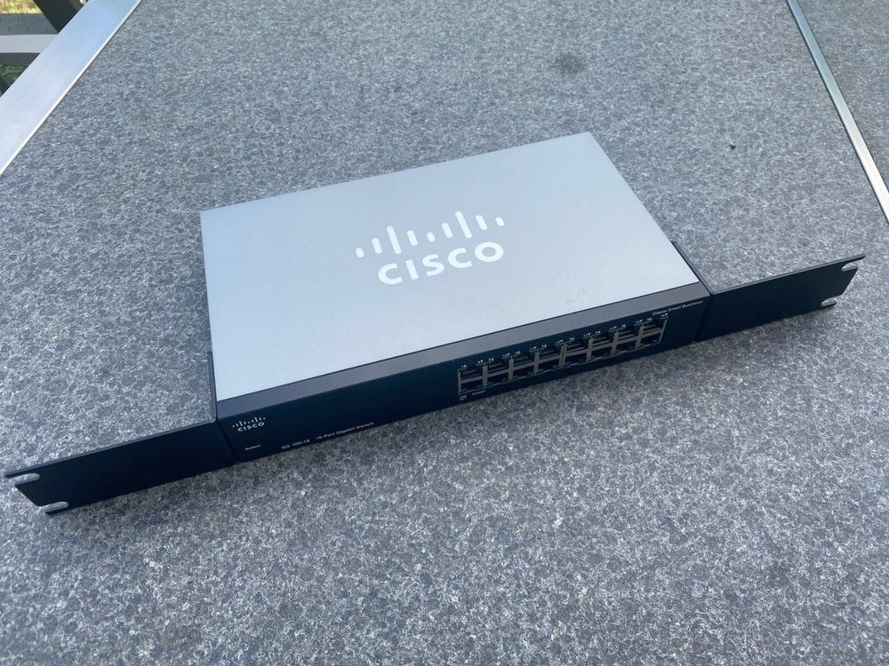 Cisco Switch 16 Port SG 100-16 Rackmount (Gebraucht) in Möriken AG für ...