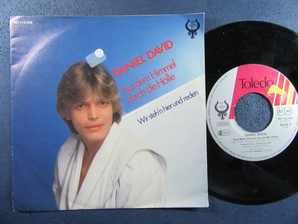 AUS DEM HIMMEL DURCH DIE HÖLLE 7"SINGEL 45T DANIEL DAVID (Gebraucht) in ...