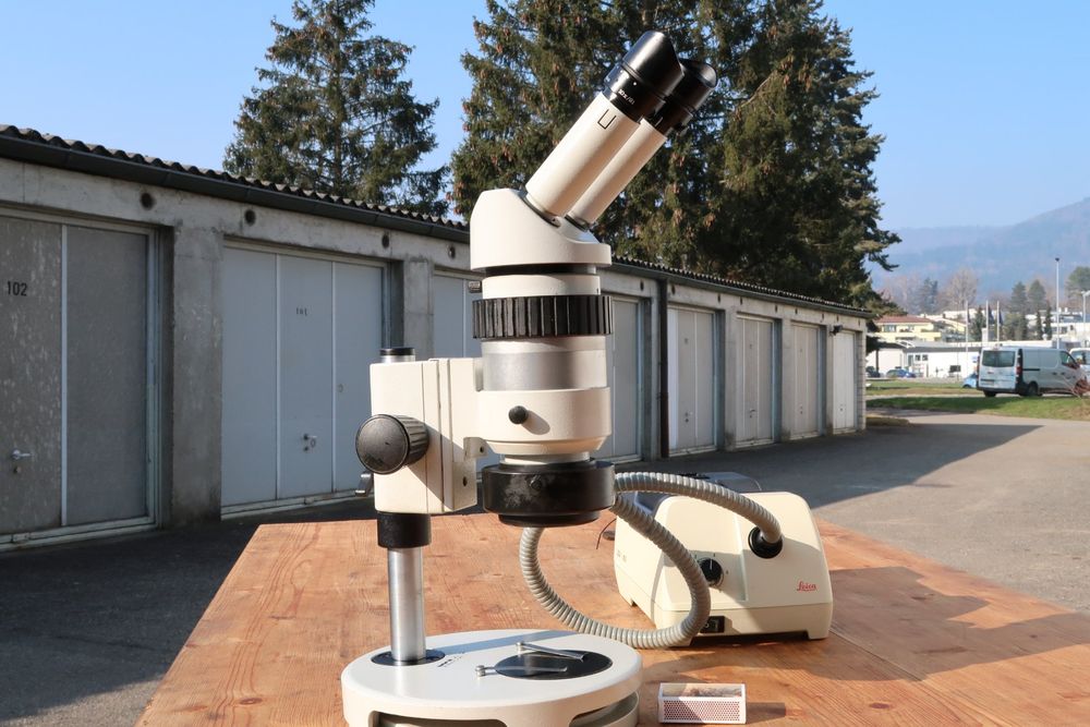 Mikroskop Wild M7A Heerbrugg , Swiss Made + Leica GLS 100 x (Gebraucht ...