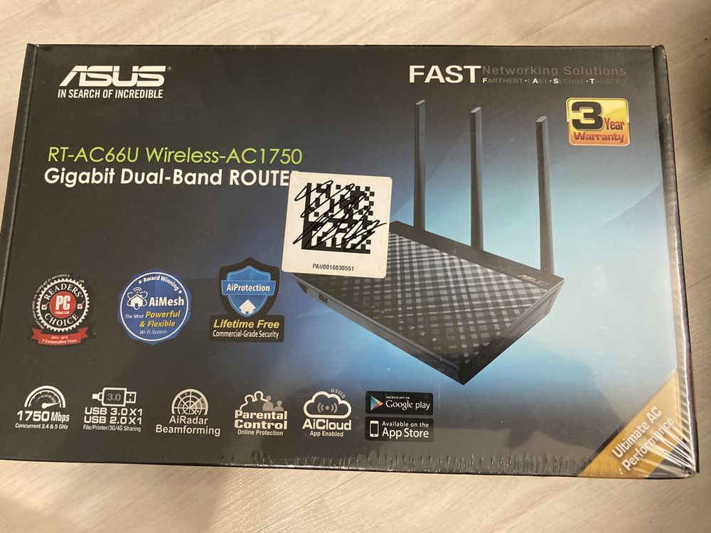 Asus rt ac66u ac1750 + zyxel (Neu und originalverpackt) in Niederglatt ...