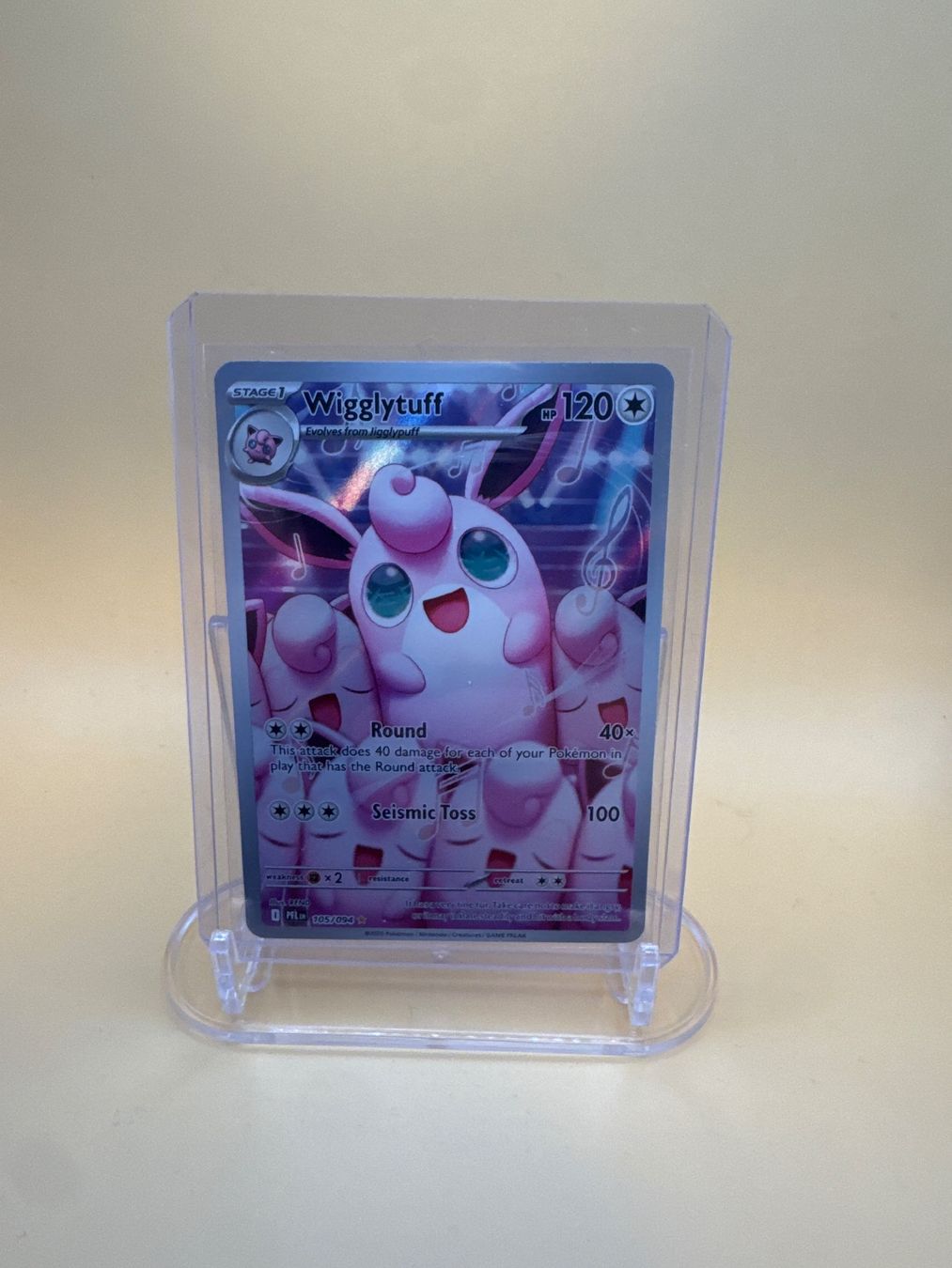 🇯🇵 Pokémon Wigglytuff – PFL 105/094 Karte praktisch neu! (Neu (gemäss ...