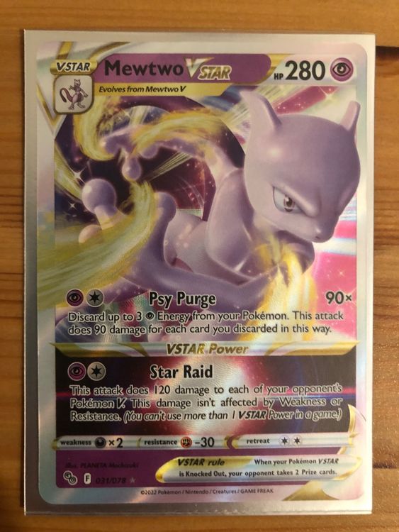 Pokemon Go (2022) Mewtwo Vstar 031/078 - EN (Neu (gemäss Beschreibung)) in Carouge GE für CHF 5 ...