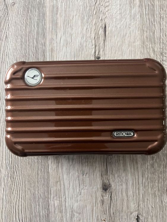 Lufthansa First Class Rimowa AmenityCase Dunkelbraun Metalic (Neu ...