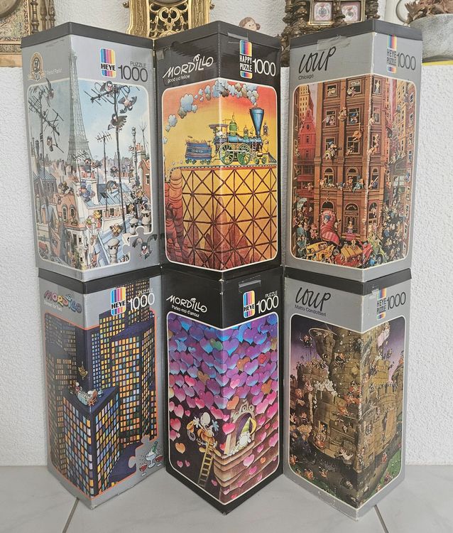 Puzzle Mordillo 6 Stk. 1000 Teile | Kaufen auf Ricardo