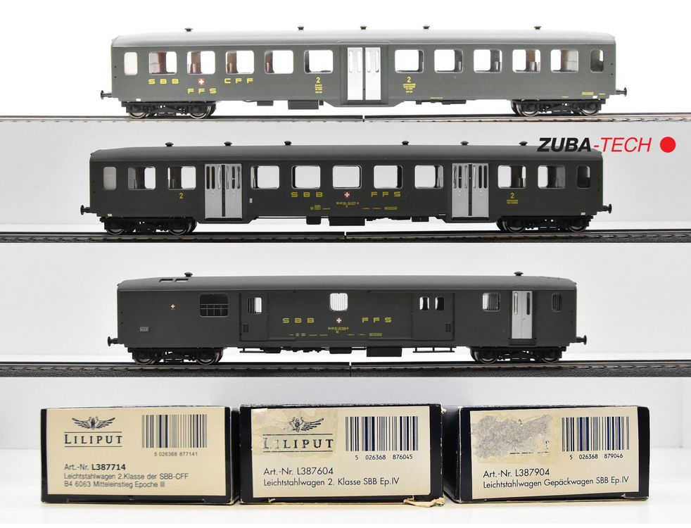 3x Liliput Personenwagen SBB H0 GS mit OVP (Gebraucht) in St. Gallen für CHF 58 – mit Lieferung ...