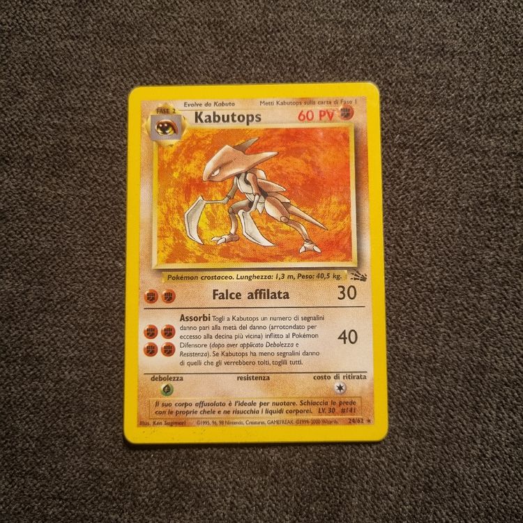 Kabutops 24/62 Fossil | Kaufen auf Ricardo
