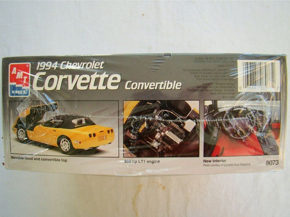 AMT/Ertl 94 1994 Chevy Chevrolet Corvette 1:25 #8073 (Neu und ...
