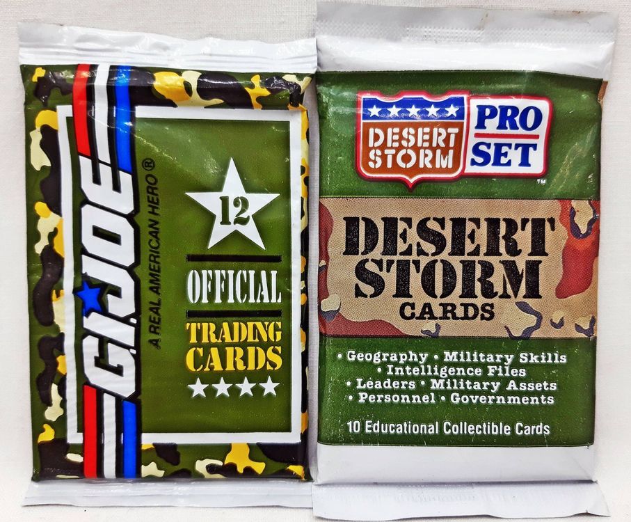 GI JOE 1991 TRADING CARD RARE VINTAGE UNOPENED 12 CARD PACK (Neu ...