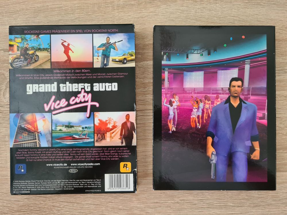 Grand Theft Auto Vice City + Map (2 CD) (German Cover) - PC (Gebraucht ...