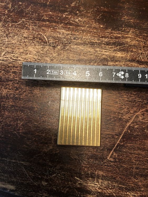 S.T. Dupont Feuerzeug Paris Gold Top Zustand, (Gebraucht) in Basel für ...