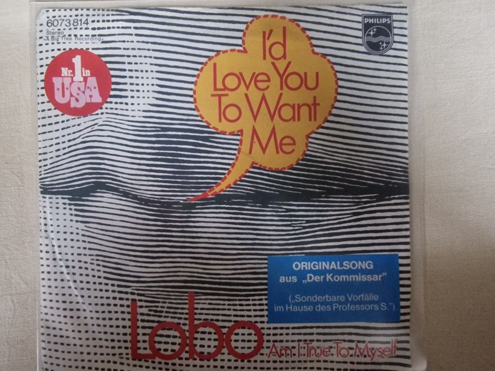 Lobo Single – I'd Love You To Want Me (Gebraucht) in Root für CHF 4 ...