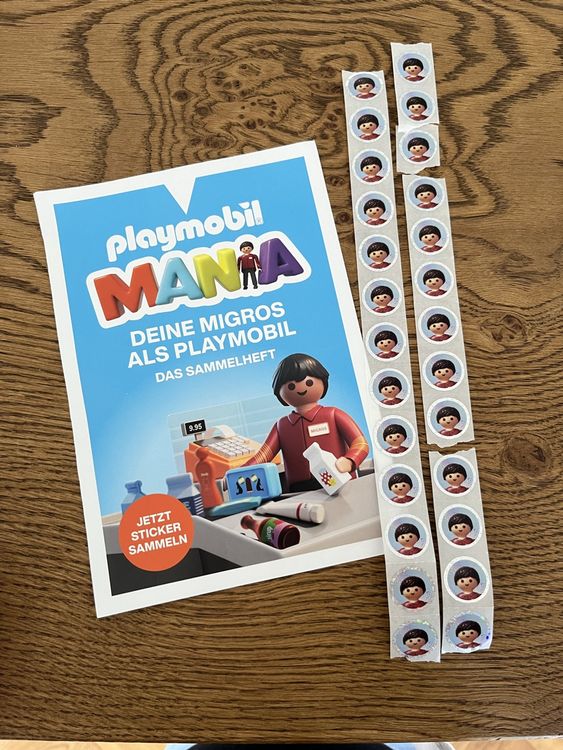 Migros Playmobil Mania 26 Sticker (Neu und originalverpackt) in Vaduz ...