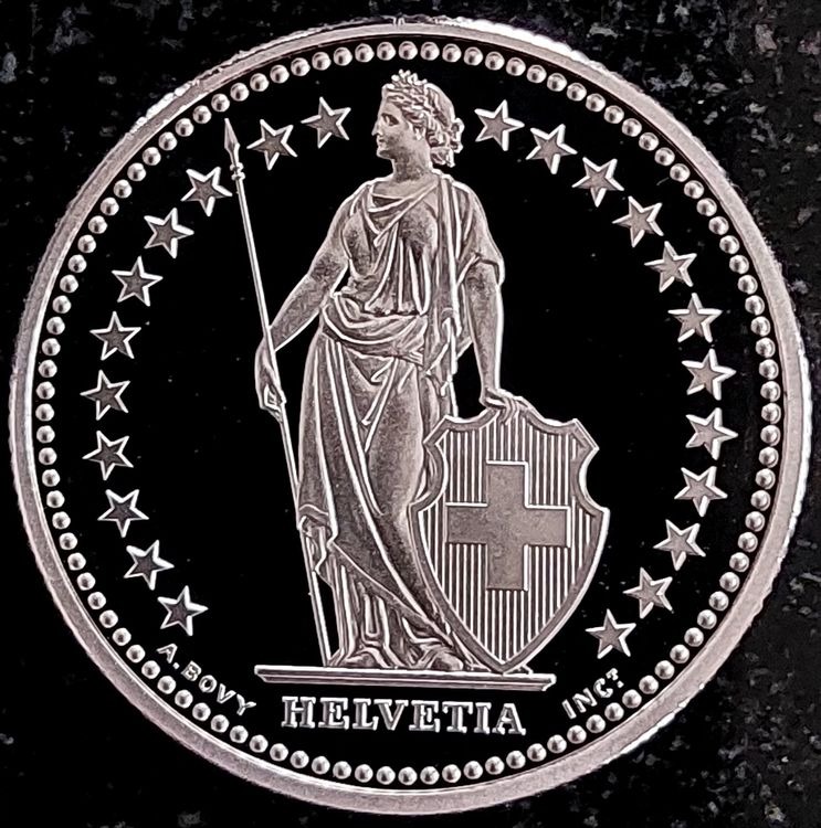 2 Franken 2024 pp / aus Münzsatz / in einer Münzkapsel (Neu (gemäss Beschreibung)) in Arch für ...