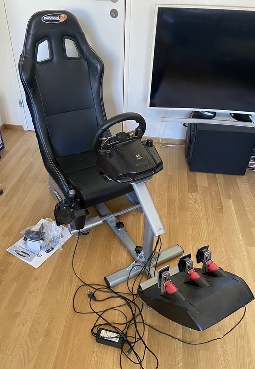 Playseat inkl. Logitech G27 Lenkrad | Kaufen auf Ricardo