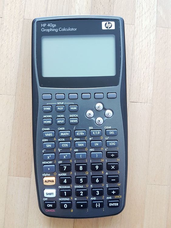 HP 40gs Grafik Taschenrechner | Kaufen auf Ricardo