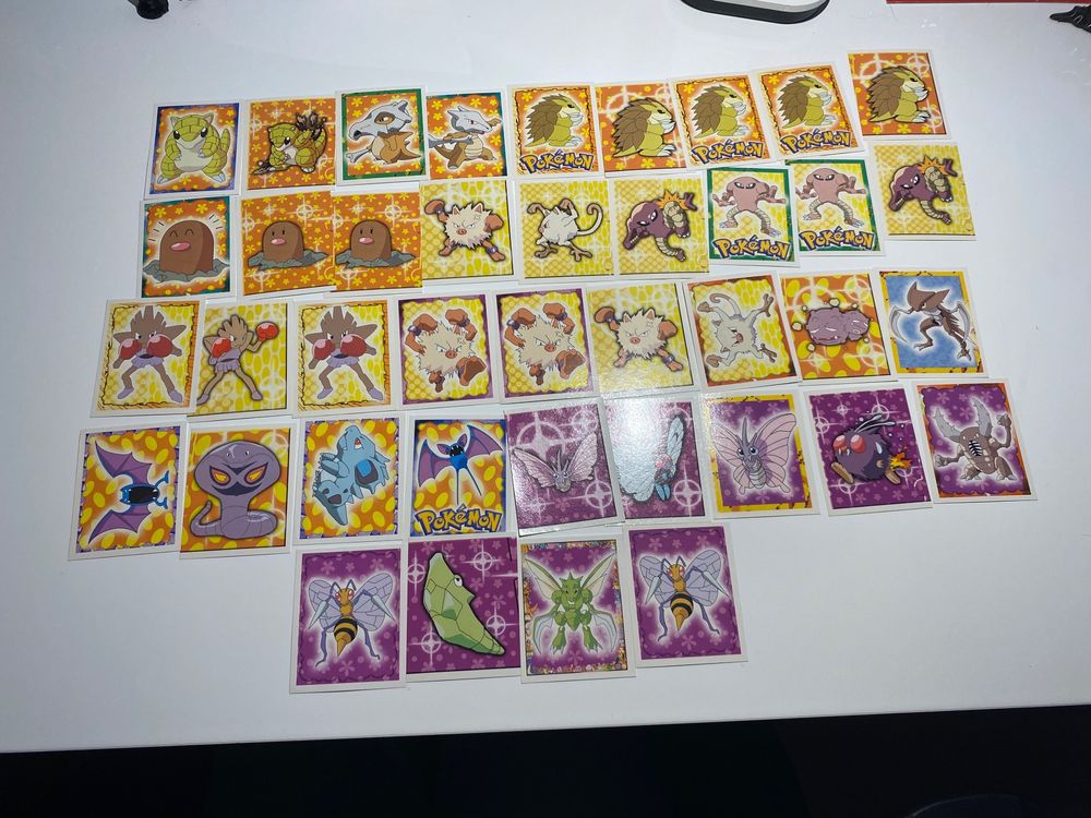 Pokémon Merlin Topps 250 1999+ 3 Bisaflor Glurak Turtok | Kaufen auf ...