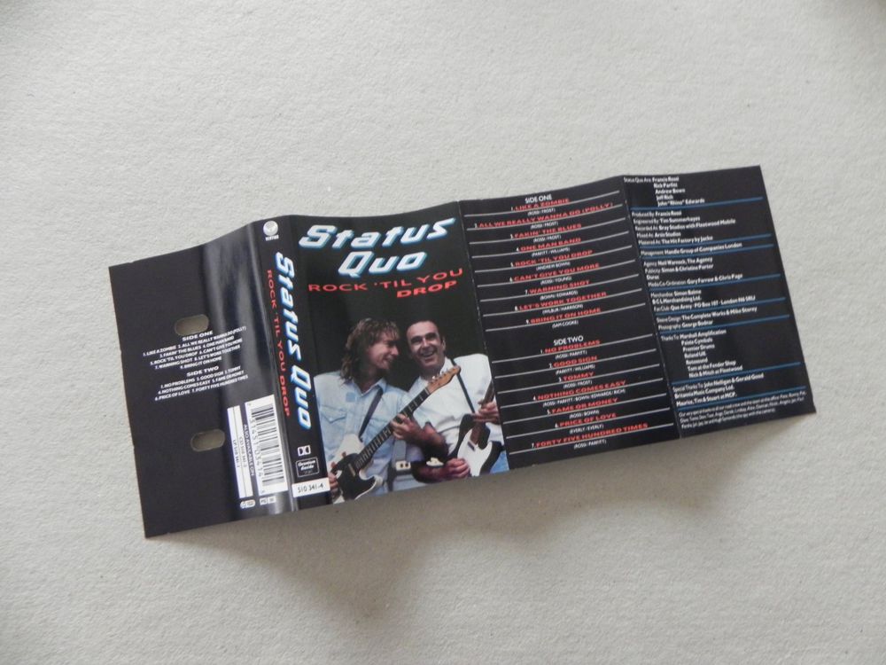 MC engl. Rock Hardrock Band Status Quo 1991 Rock`til You .. (Neu und ...