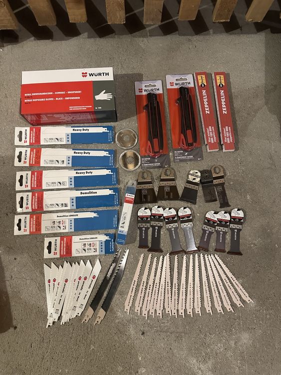 WÜRTH Sägeblätter Set, Mix, neu, Werkzeugsortiment (Neu und ...