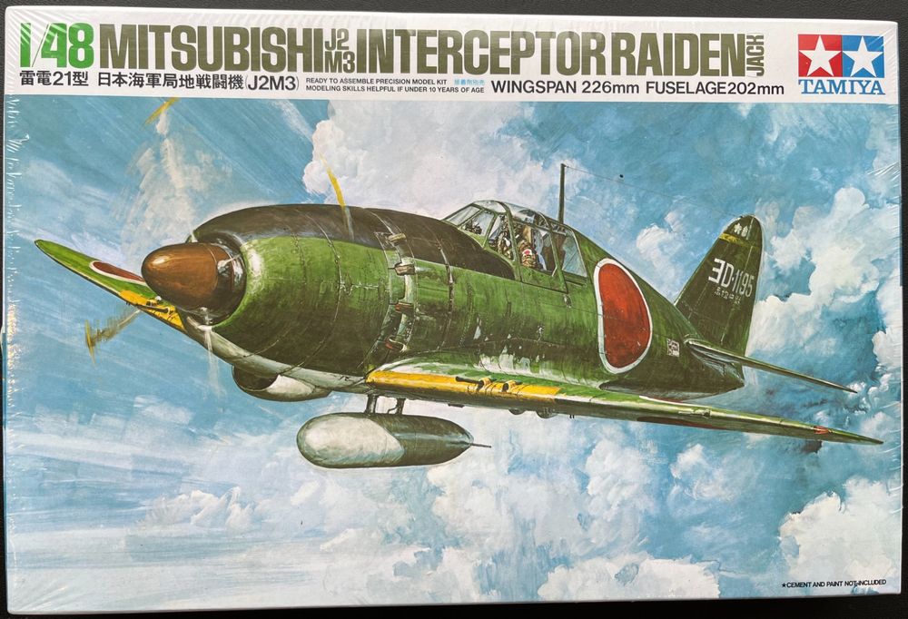 1/48 Mitsubishi J2M3 Interceptor RAIDEN (Jack) Japanisch (Neu und ...