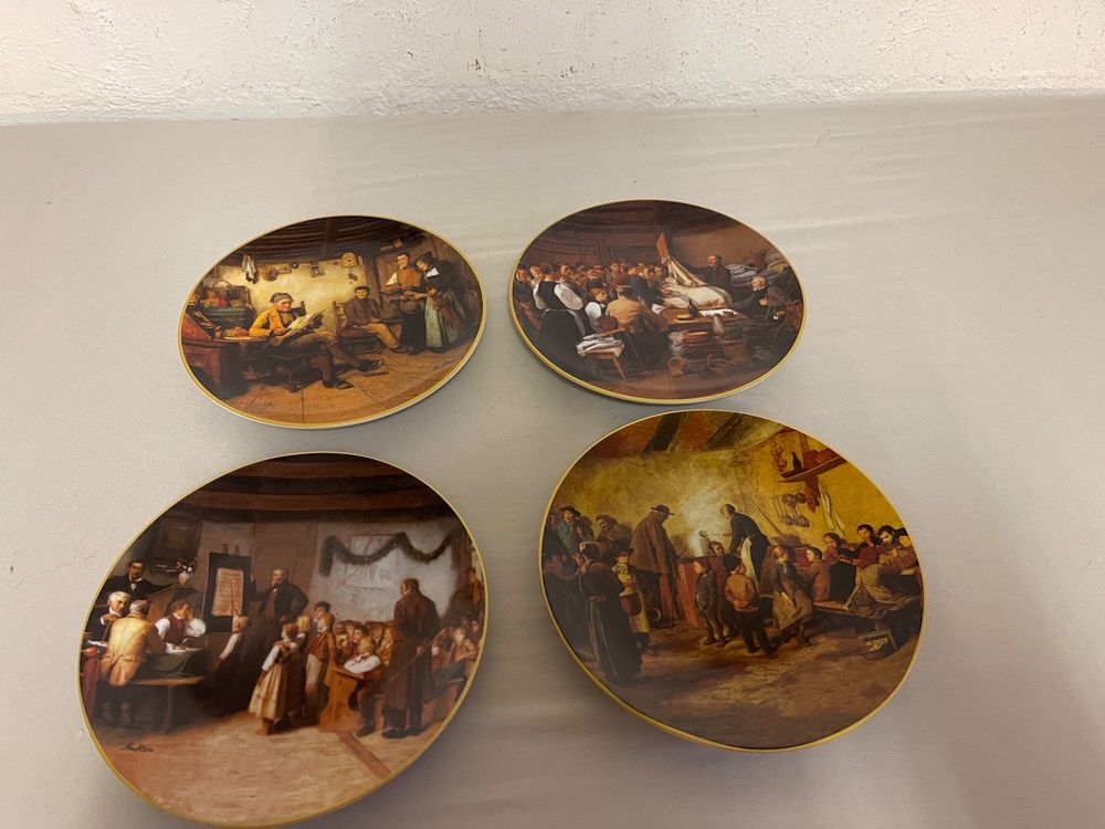 4 x Sammler Teller (Albert Anker) Nr (12) (Gebraucht) in Effretikon für ...