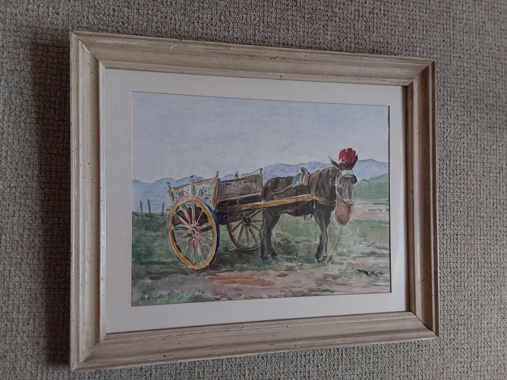 Ch.A.Egli.Original-Aquarelle.Signiert. Mit Rahmen 53x65cm. | Kaufen auf Ricardo