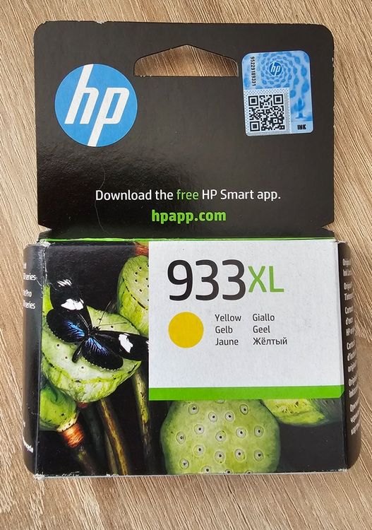 HP Tintenpatrone 933 XL Yellow CN056AE Original HP 12/24 (Neu und ...
