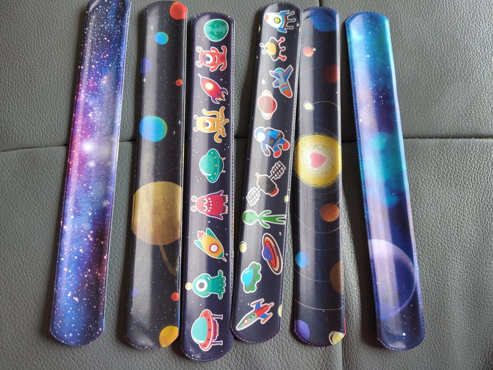 6 armbänder slap Astronaut Alien Galaxie neu (Neu und originalverpackt ...