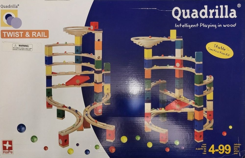 Hape Quadrilla Twist&Rail Basic und Extension Set wie neu | Kaufen auf ...